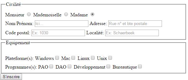 ICTFF Section Informatique